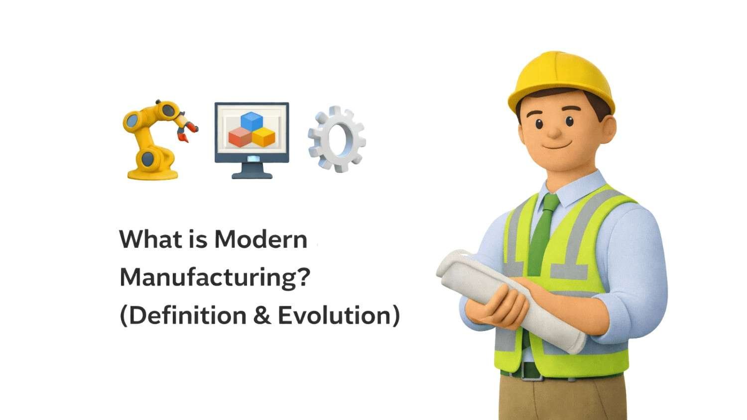 Modern Manufacturing Explained | Industry & Smart Factory Basics